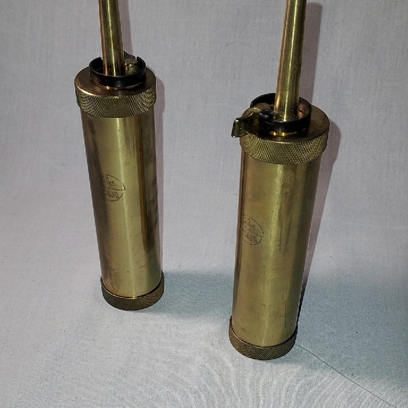 CVA Brass Powder Flask With Bullet Starter | Other | Vintage Cva Muzzle ...